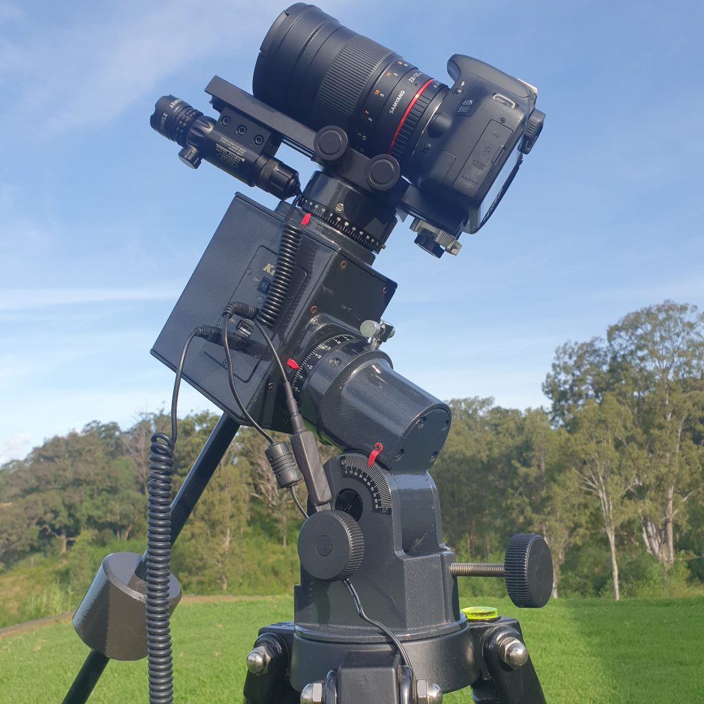 Kson EQ2 Mount with Metal Tripod Dual Axis Motor Mount included