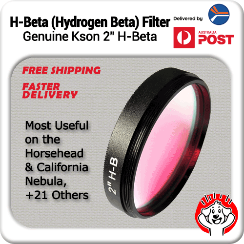 Kson 2" H-Beta / Hydrogen Beta Photographic Filter (Two Inch)