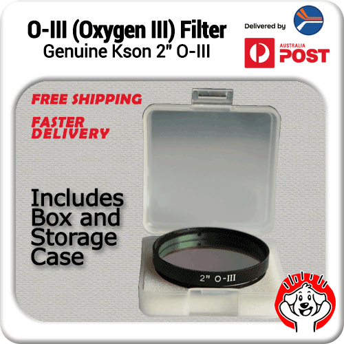 Kson O-III (Oxygen 3) Filter (Light Pollution) 2" Telescope Eyepiece Filter