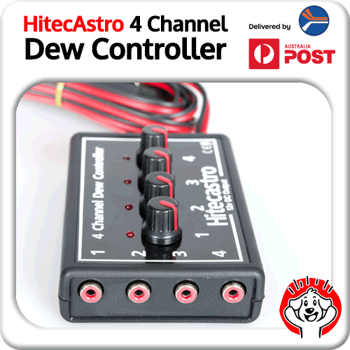 HitecAstro four-channel, four-port Dew Controller